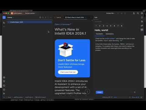 Setup Kotlin Koans - YouTube