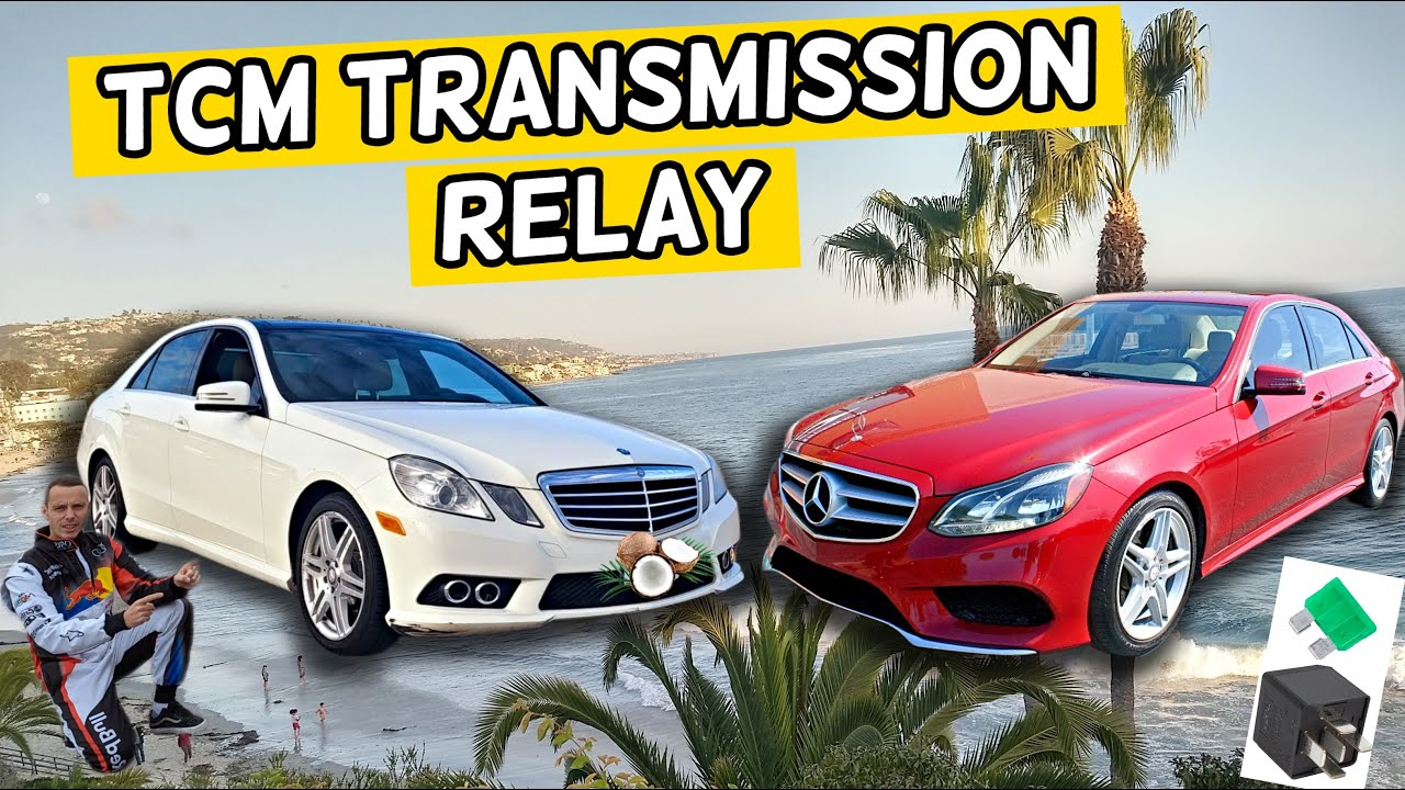 MERCEDES W212 E CLASS TCM TRANSMISSION CONTROL MODULE RELAY LOCATION ...