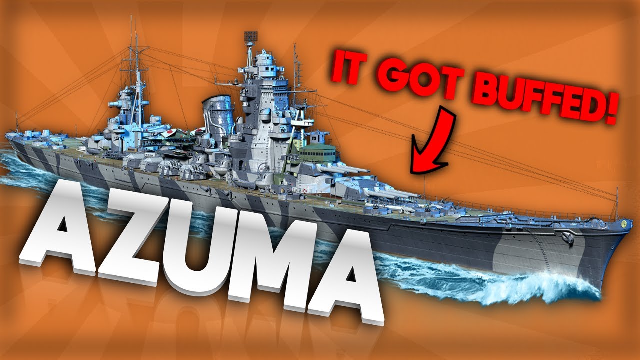 Azuma means business in World of Warships Legends - YouTube