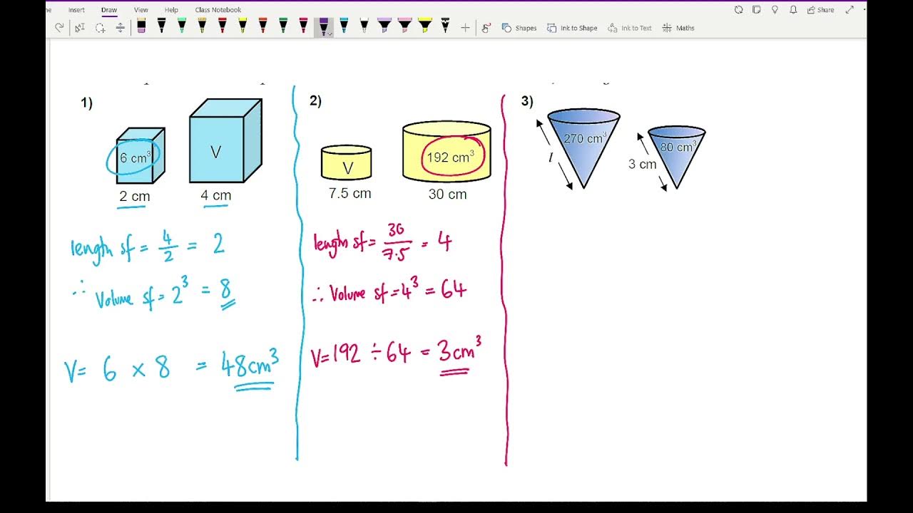 GCSE Maths - Similarity - Similar Area and Volume - YouTube