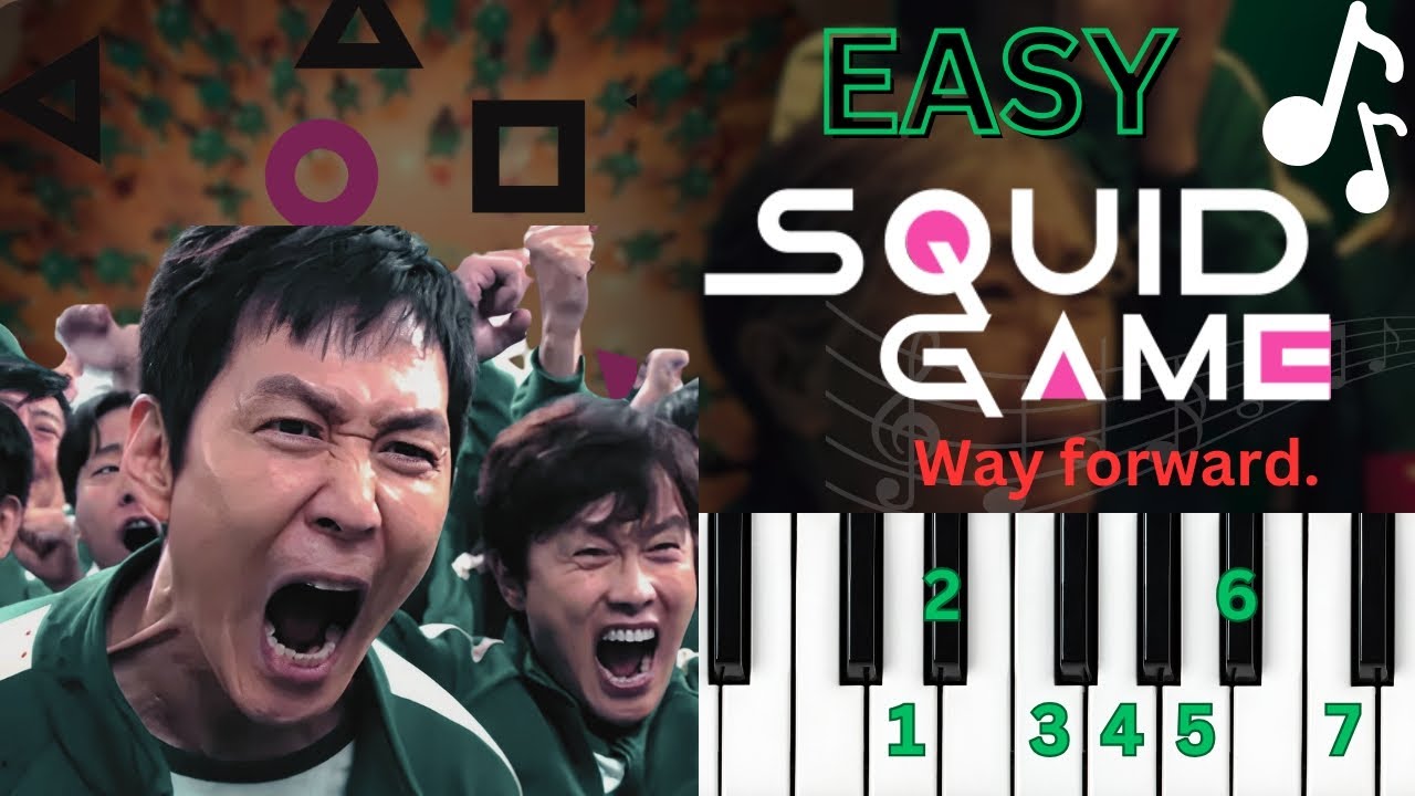How To Play Squid game 2 Way Back then music Easy Piano Tutorial | 🎹 ...