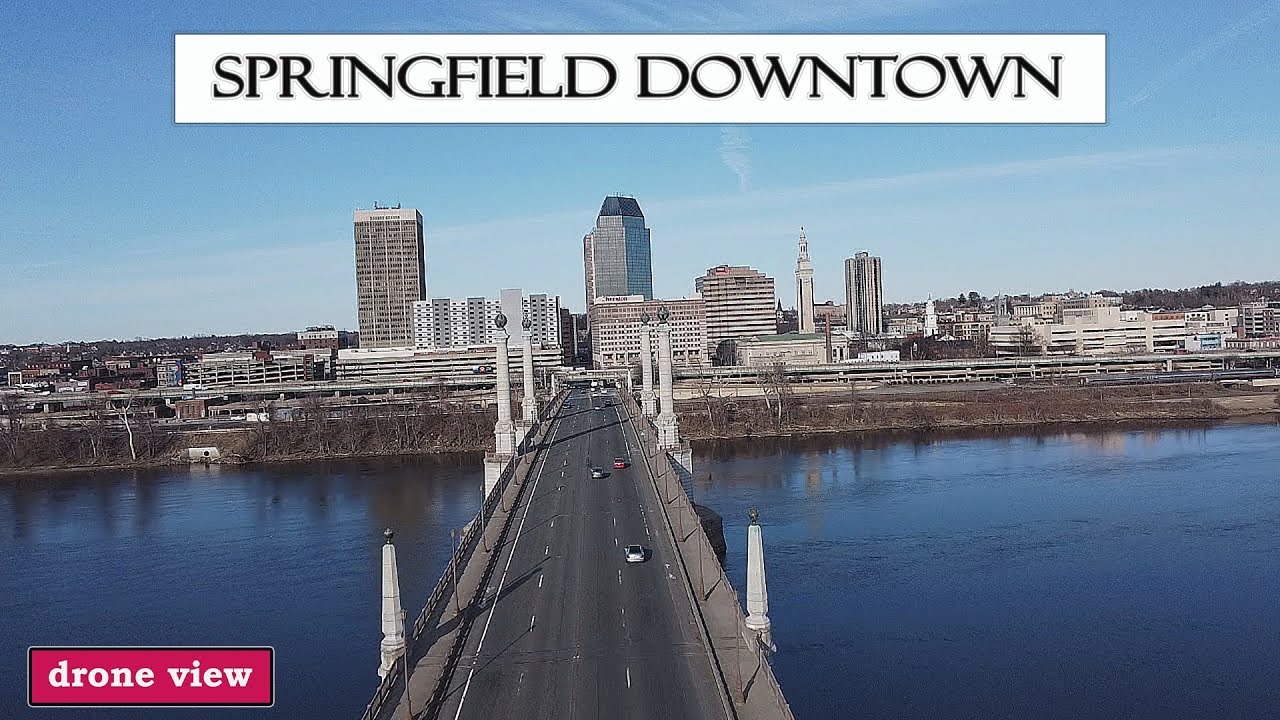 Springfield Downtown || drone view - YouTube