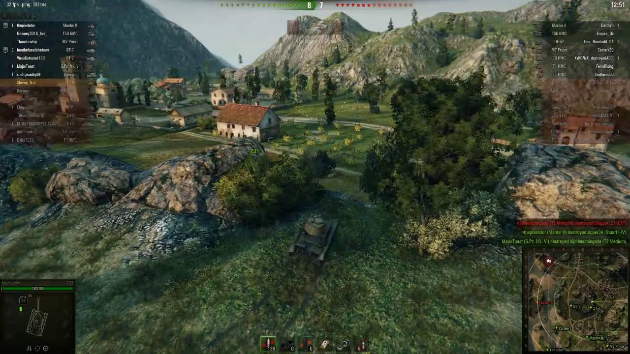 World of Tanks WOT Mines - YouTube