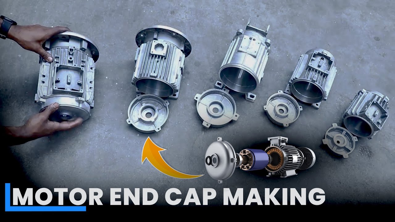 Fabricación de cubiertas de extremo de motor | Fabricación de tapas finales | cuerpo del motor ...