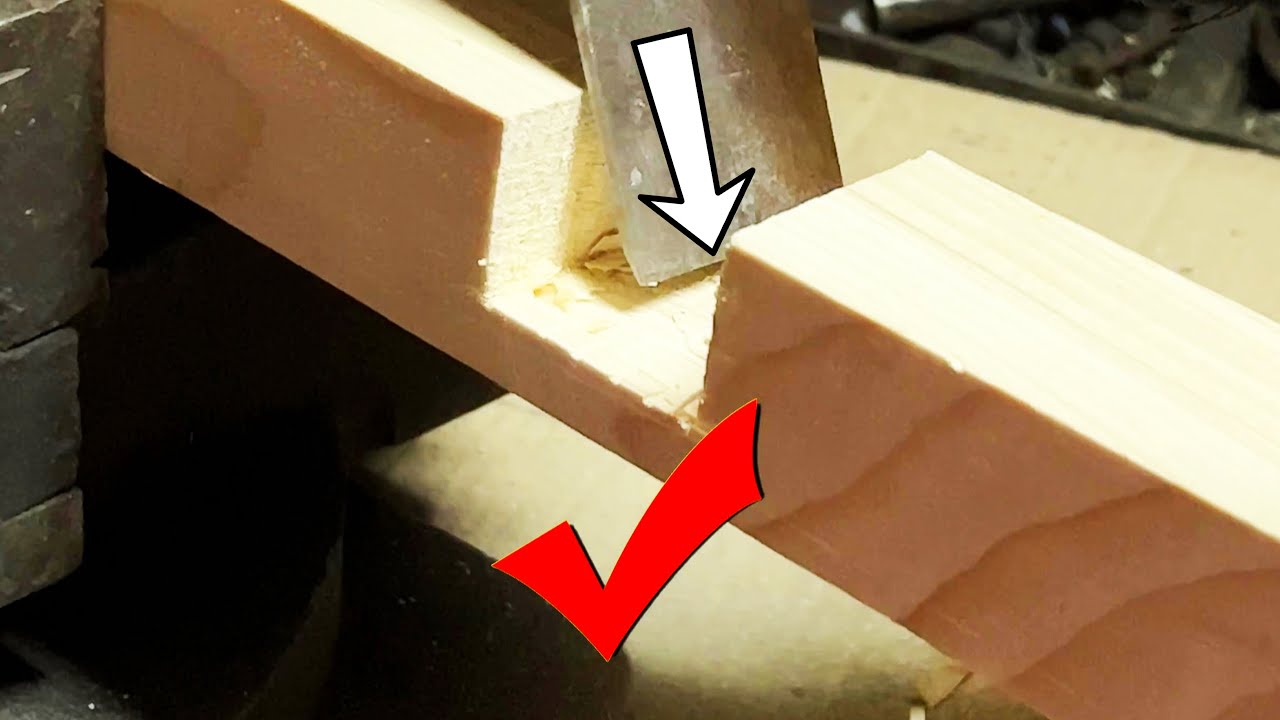 How to Craft a Perfect Square | Woodworking Mastery with Chisels and Saws | DIY Tools - YouTube