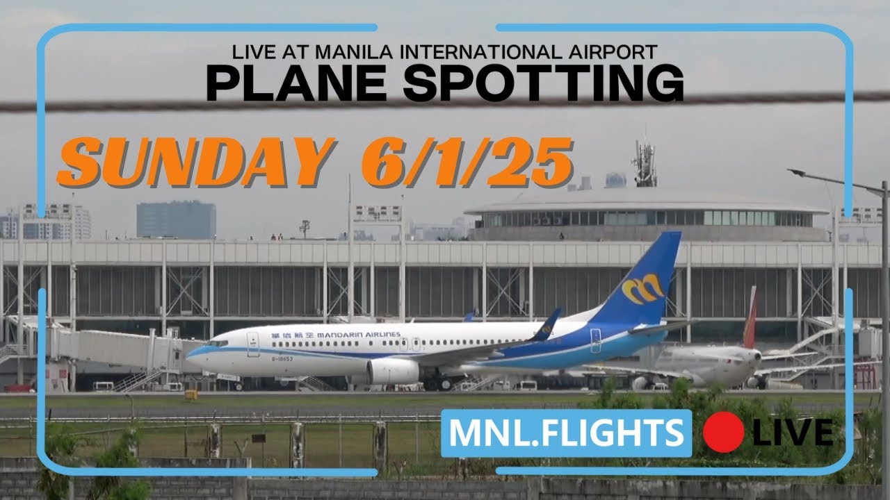 🔴LIVE - Manila Airport (NAIA), PHILIPPINES | Plane Spotting + Live ATC ...