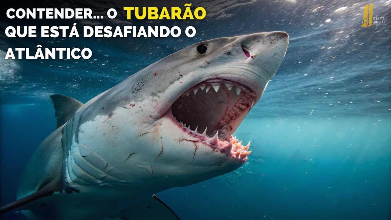 CONTENDER: O Maior Tubarão Branco Macho do Atlântico | Documentário ...