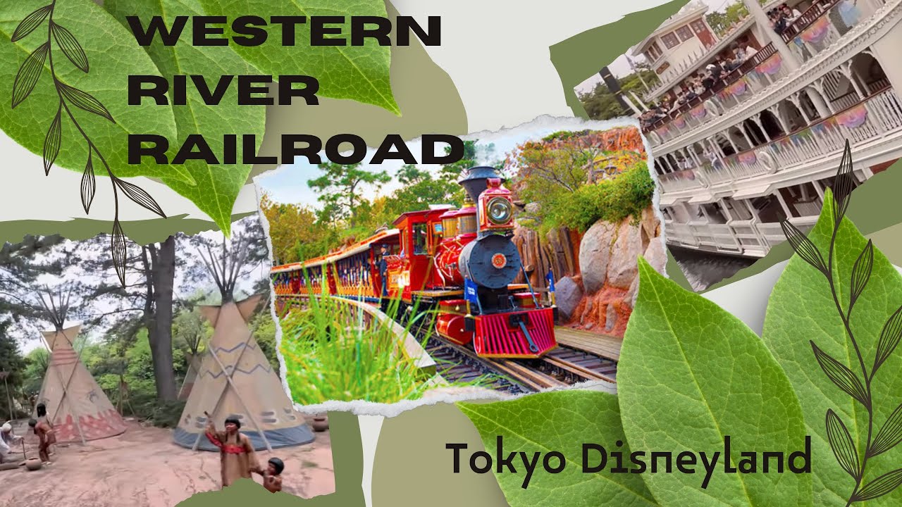 Tokyo Disneyland - Western River Railroad | atração completa - YouTube