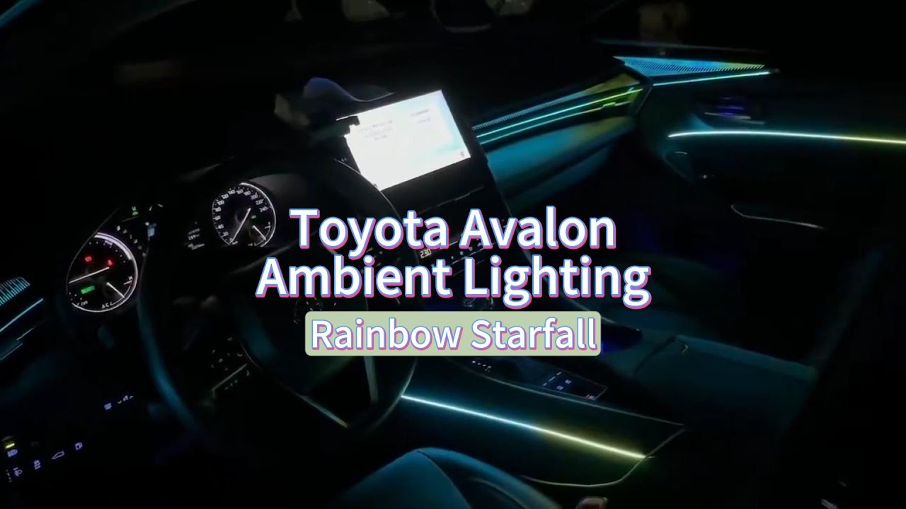 Toyota Avalon Mood Lighting Installed - YouTube