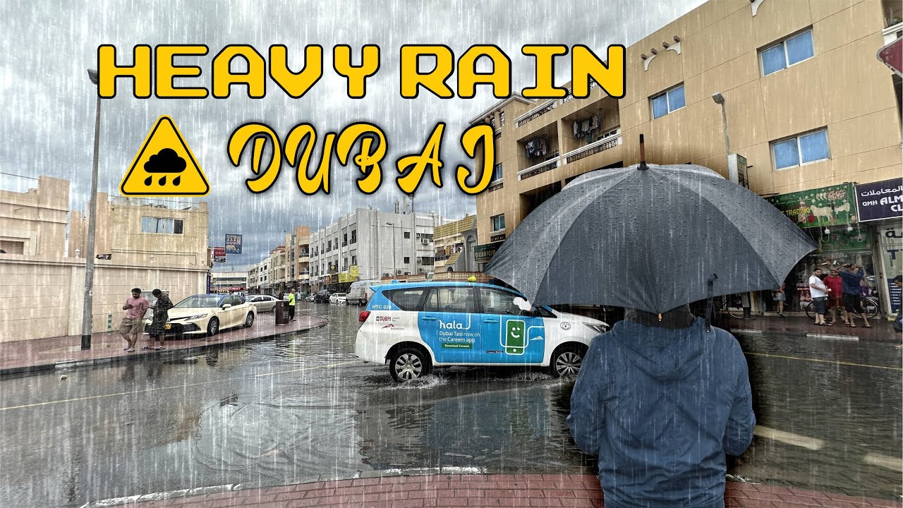 Heavy Rain in Dubai: An Unusual Weather Phenomenon Explored #dubai # ...