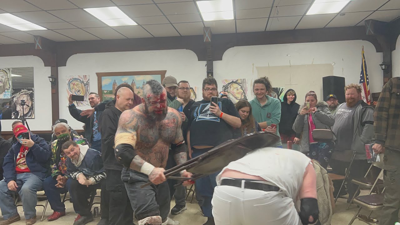 XPW King of the Deathmatch Title: John Wayne Murdoch vs Shlak - YouTube