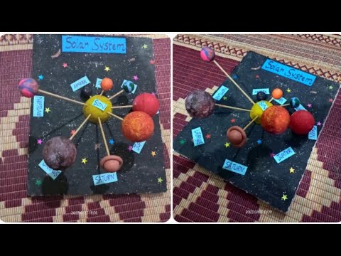 Science Project|Solar system project|3d project of solar system - YouTube