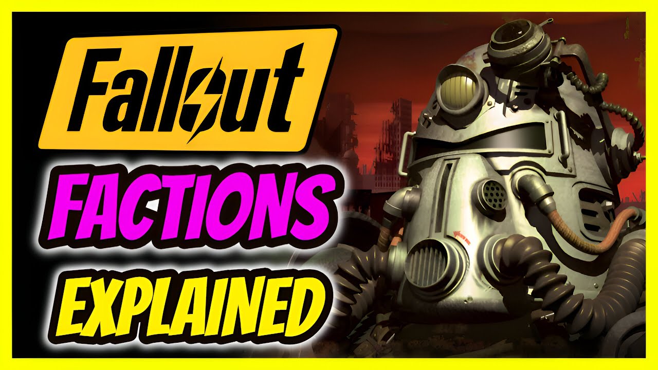 The Philosophy Of FALLOUT! Every Fallout FACTION In The Fallout Games ...