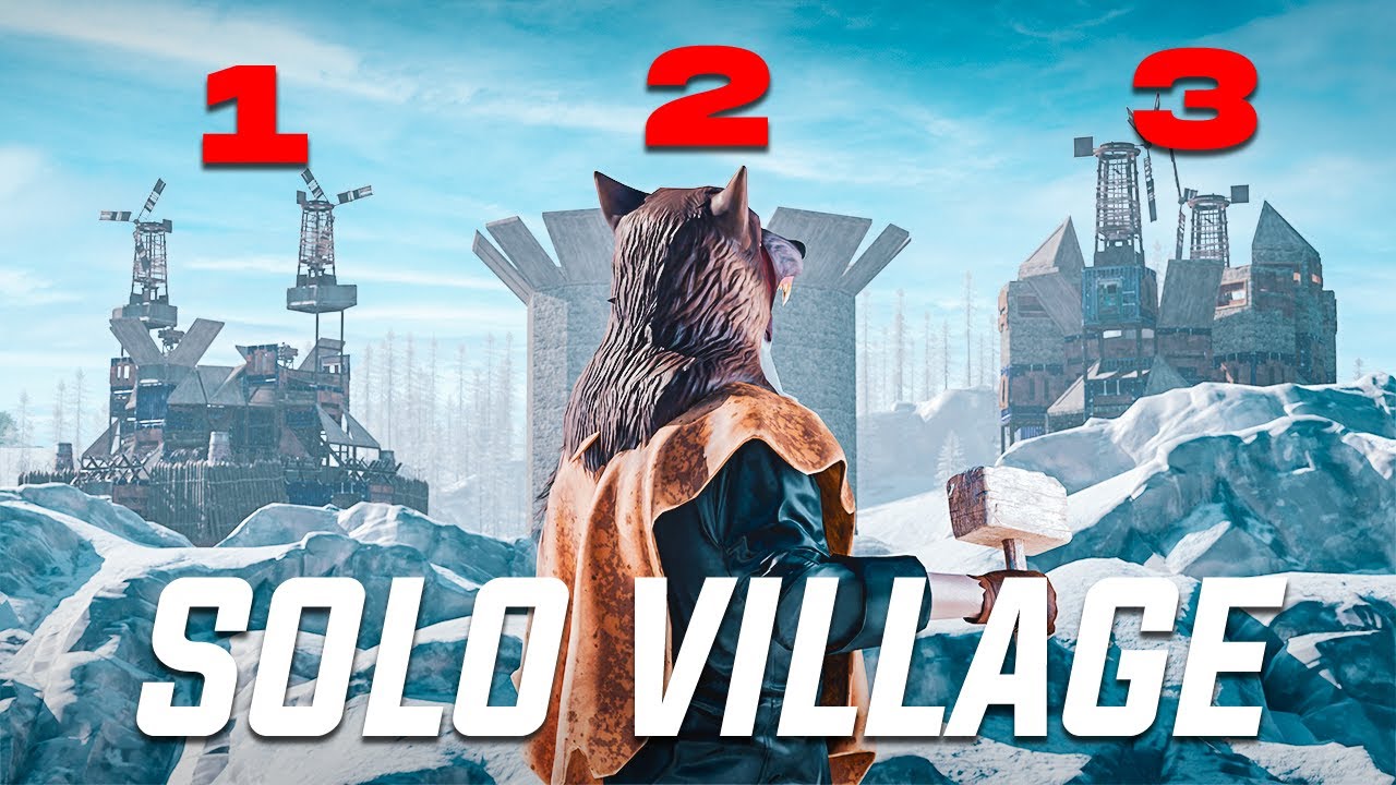 J'AI CRÉÉ UN VILLAGE ENTIER DE SOLO PLAYER ! Rust - YouTube