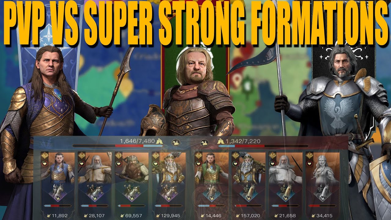LOTR Rise To War Huge Pvp reports VS super strong Rohan and Gondor ...