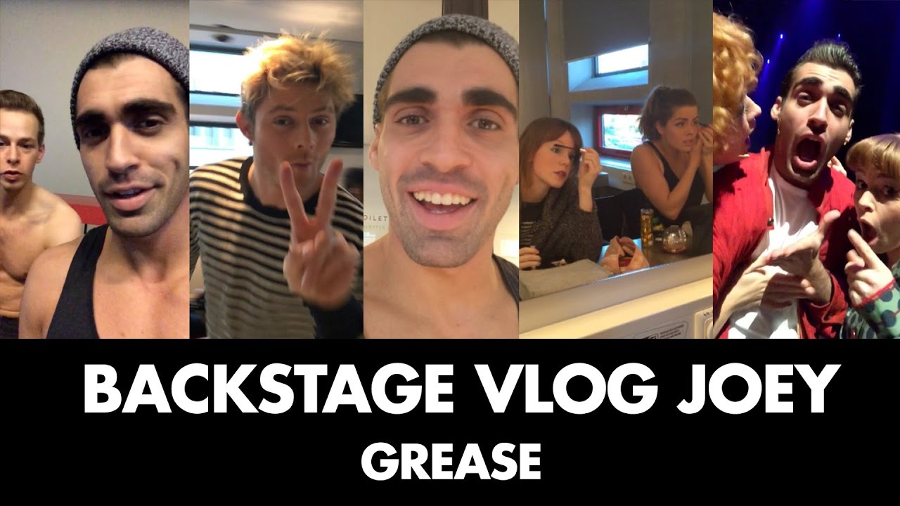 Backstage met Joey | Grease - YouTube