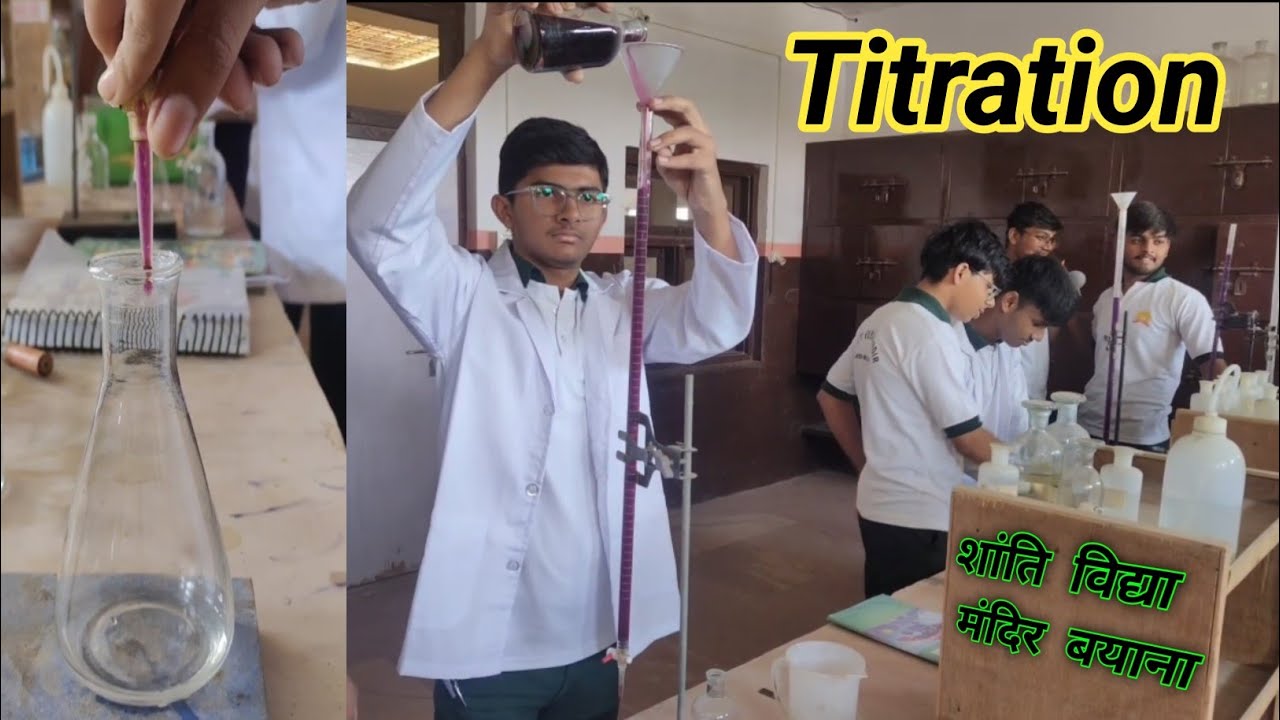 Titration|| to determine the concentration in terms molarity of kmno4 ...