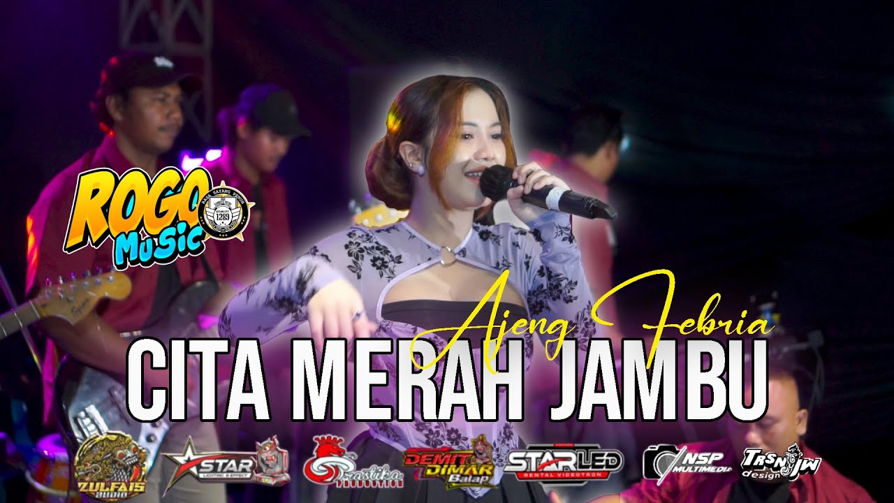 Cnta Merah Jambu Vocal Ajeng Febria ROGO MUSIC Live Kota KEDIRI - YouTube