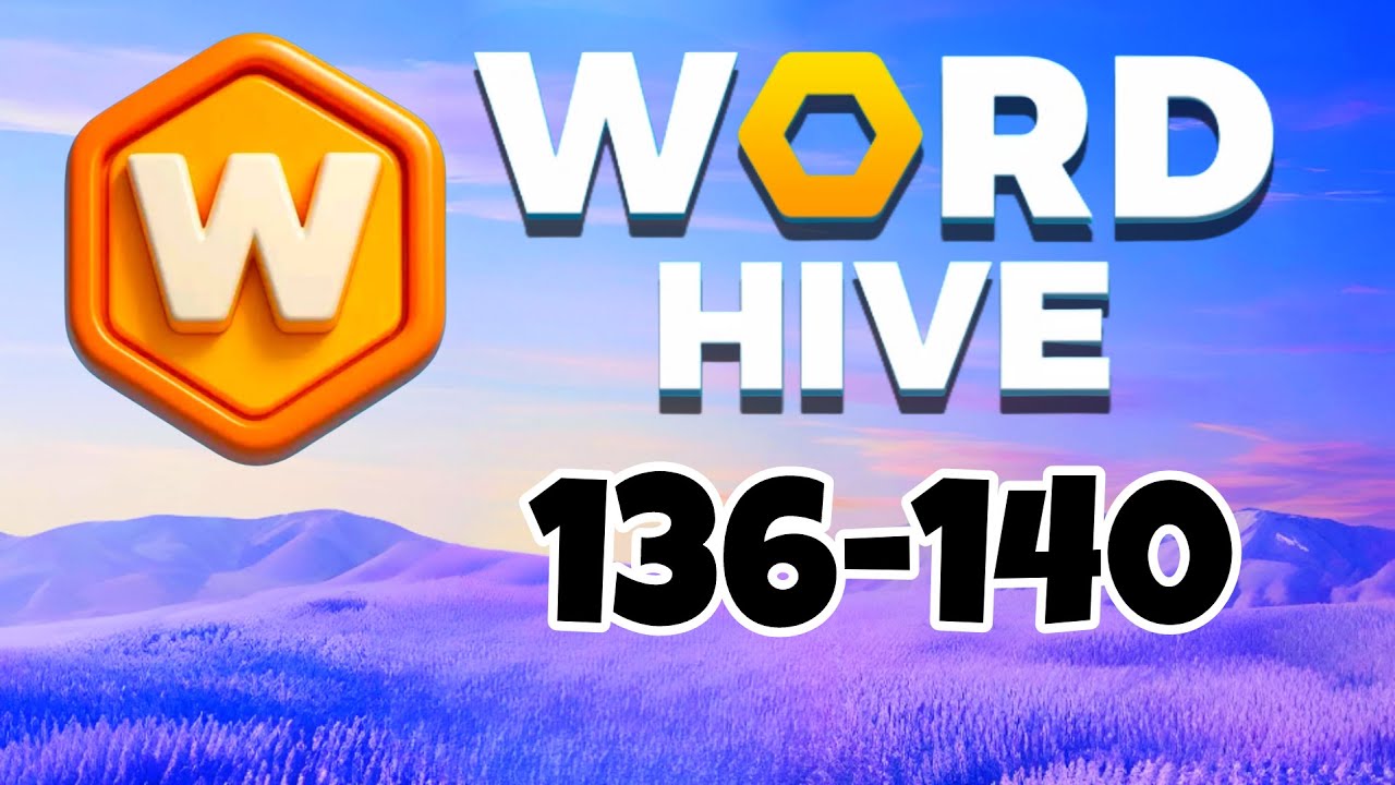 WORD HIVE Connect Letter Game level 136 137 138 139 140 - YouTube