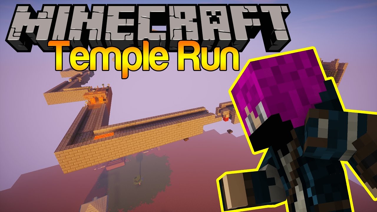 TEMPLE RUN TRONG MINECRAFT?!?! | Minecraft Map - YouTube