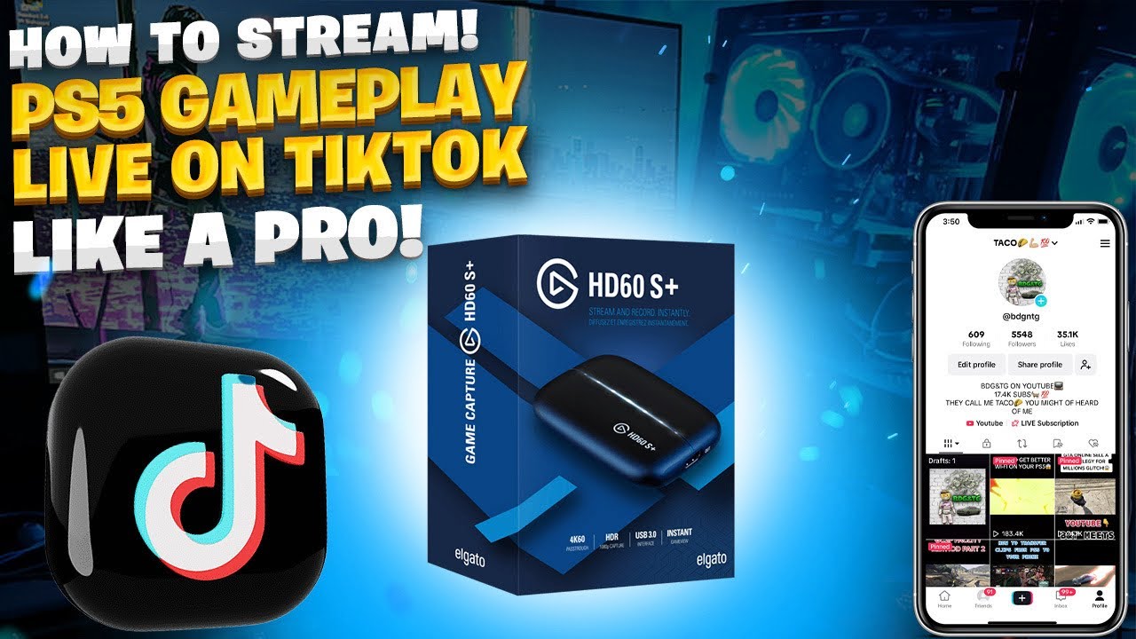 How To Stream [PS5] Gameplay Live On *TIKTOK* - YouTube