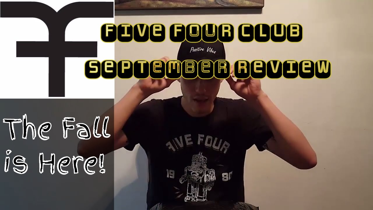 Five Four Club Review - September 2016 Monthly Subscription Box - YouTube