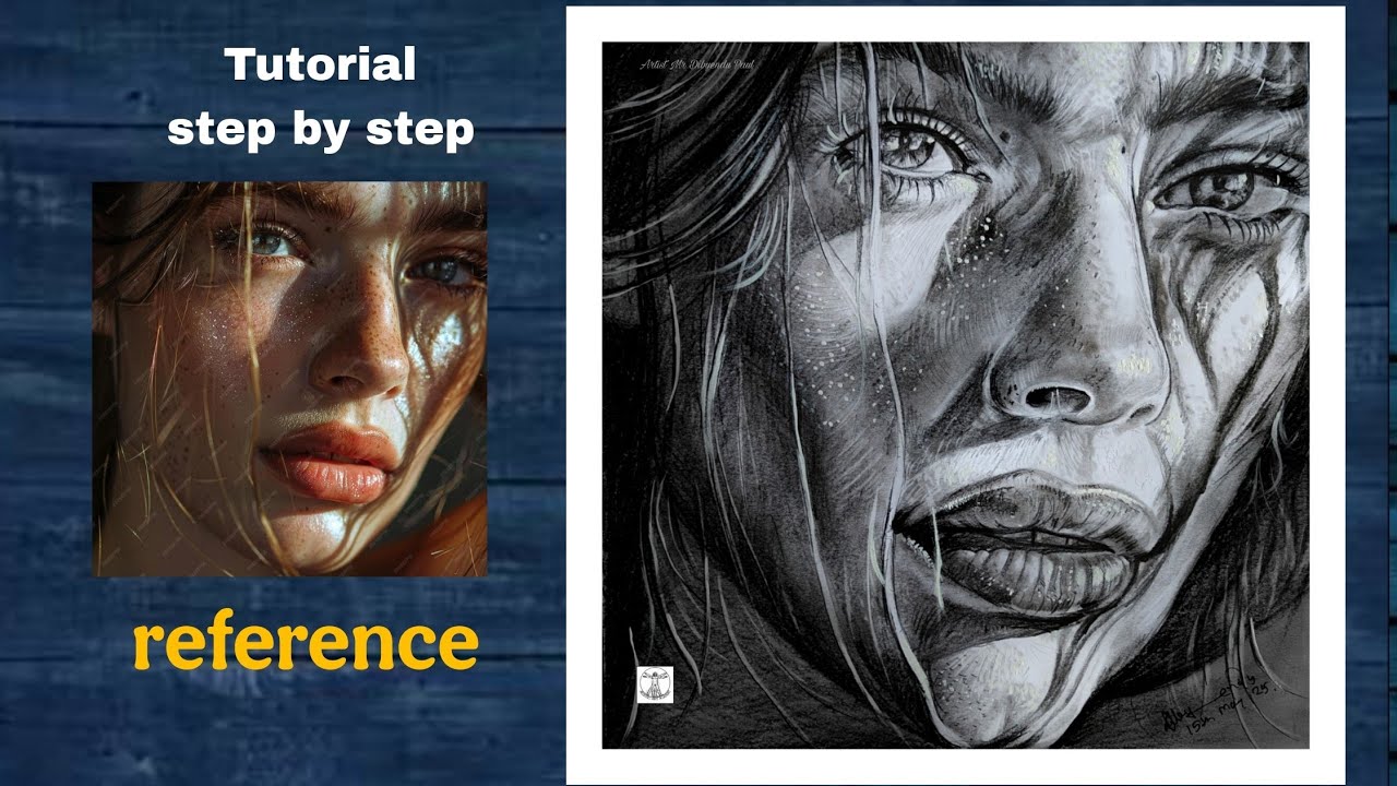 Trying Hyper Realism Portrait Drawing/ Realistic Portrait Drawing for ...