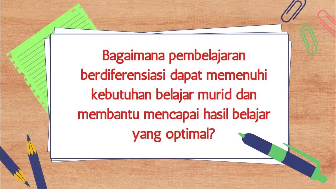 MODUL 1 BERDEFERENSIASI ANIK ERNAWATI - YouTube