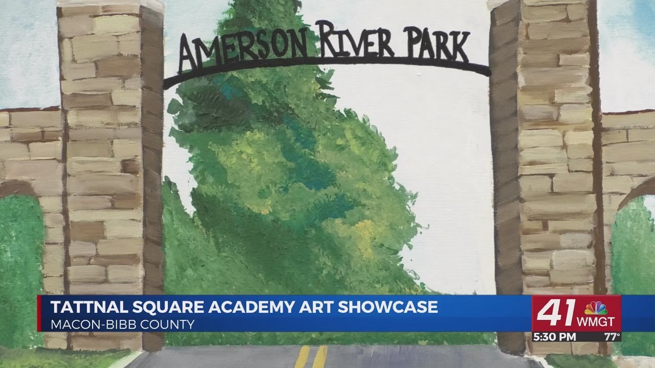 Tattnall Square Academy showcases student art - YouTube