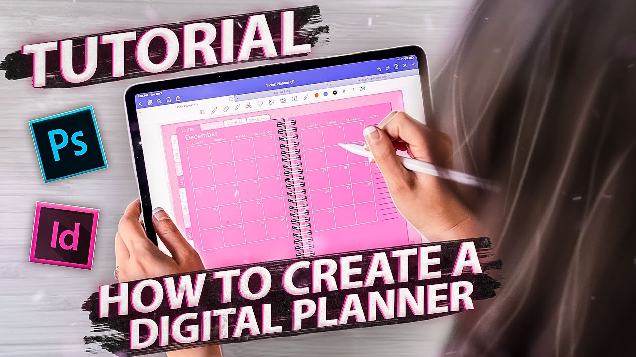 TUTORIAL How To Create the Monthly Digital Planner for GoodNotes - YouTube