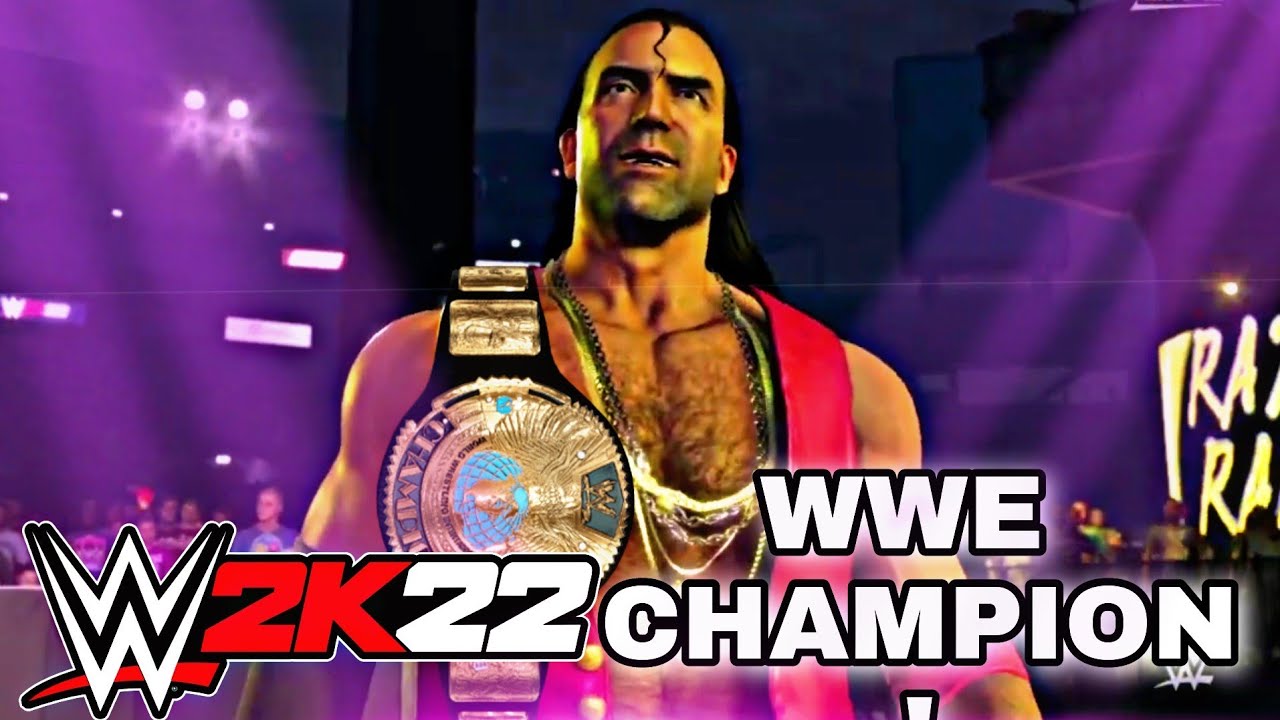 WWE 2K22 | RAZOR RAMON WINS THE WWE CHAMPIONSHIP - YouTube