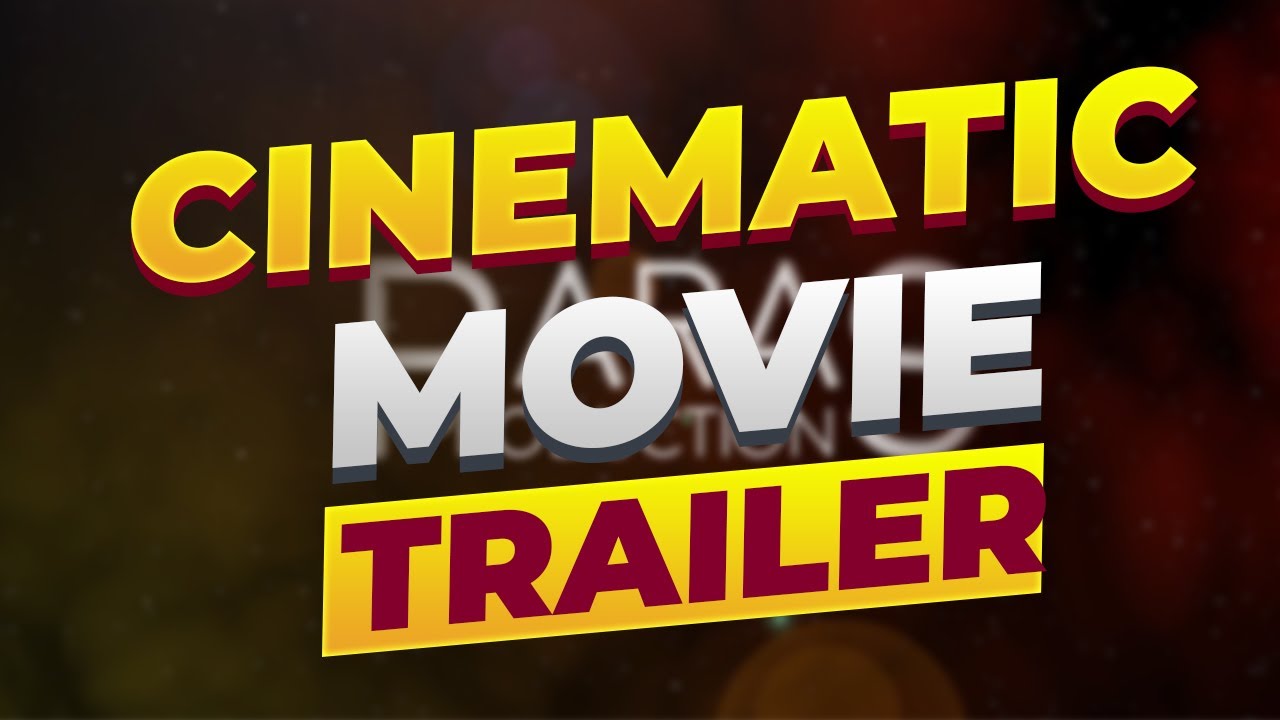 Create Cinematic Movie Trailer Title in After Effects | After Effects ...