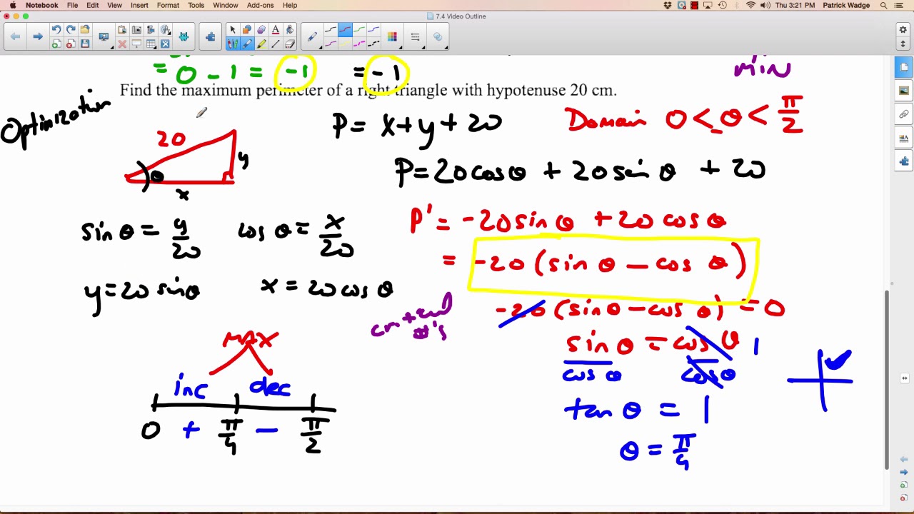 Calc 12 - 7.4 Applications - YouTube