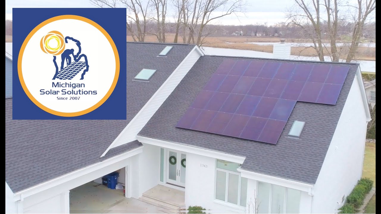 Michigan Solar Solutions Provides Energy Resilience - YouTube