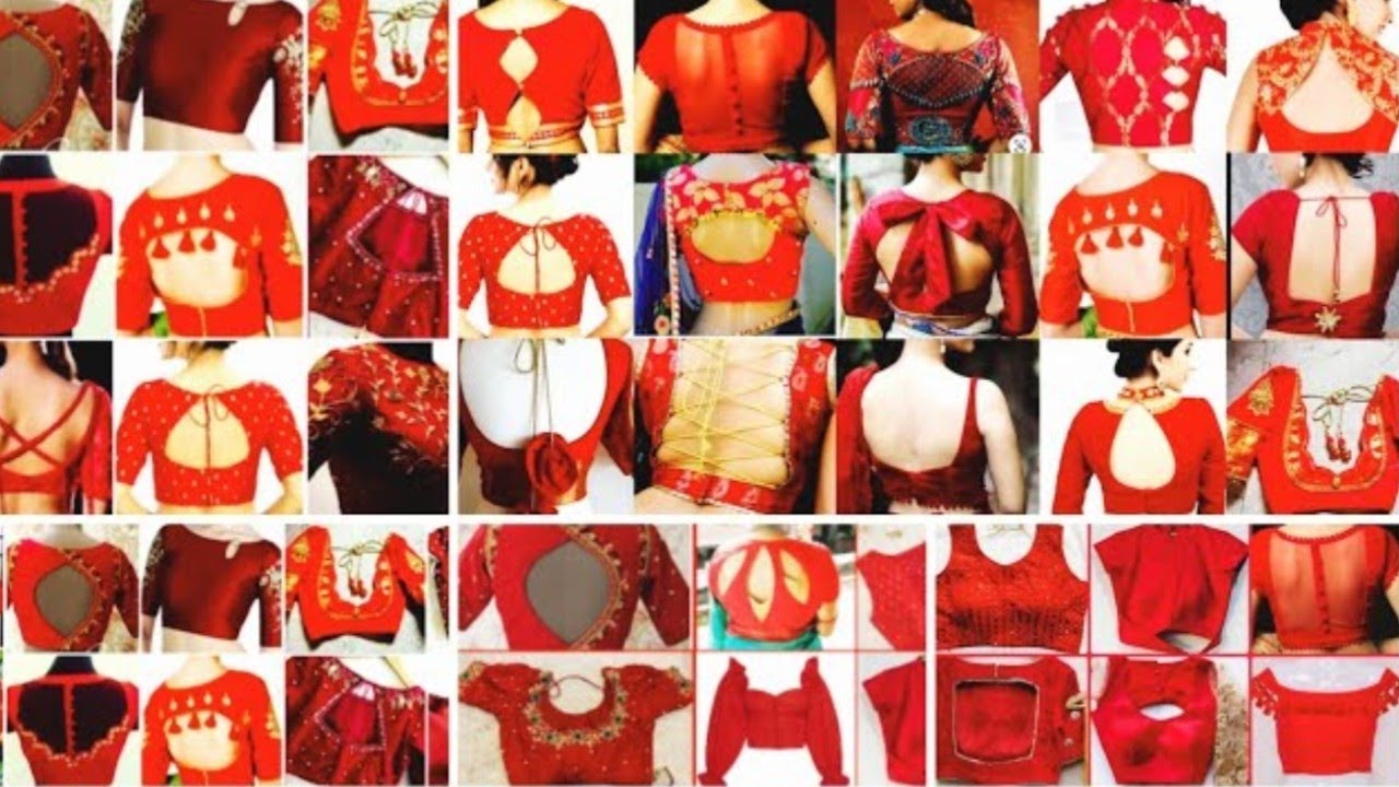 🎊🎊50+ Lastest Red Colour Blouse Design | Boutique Style Red Blouse ...