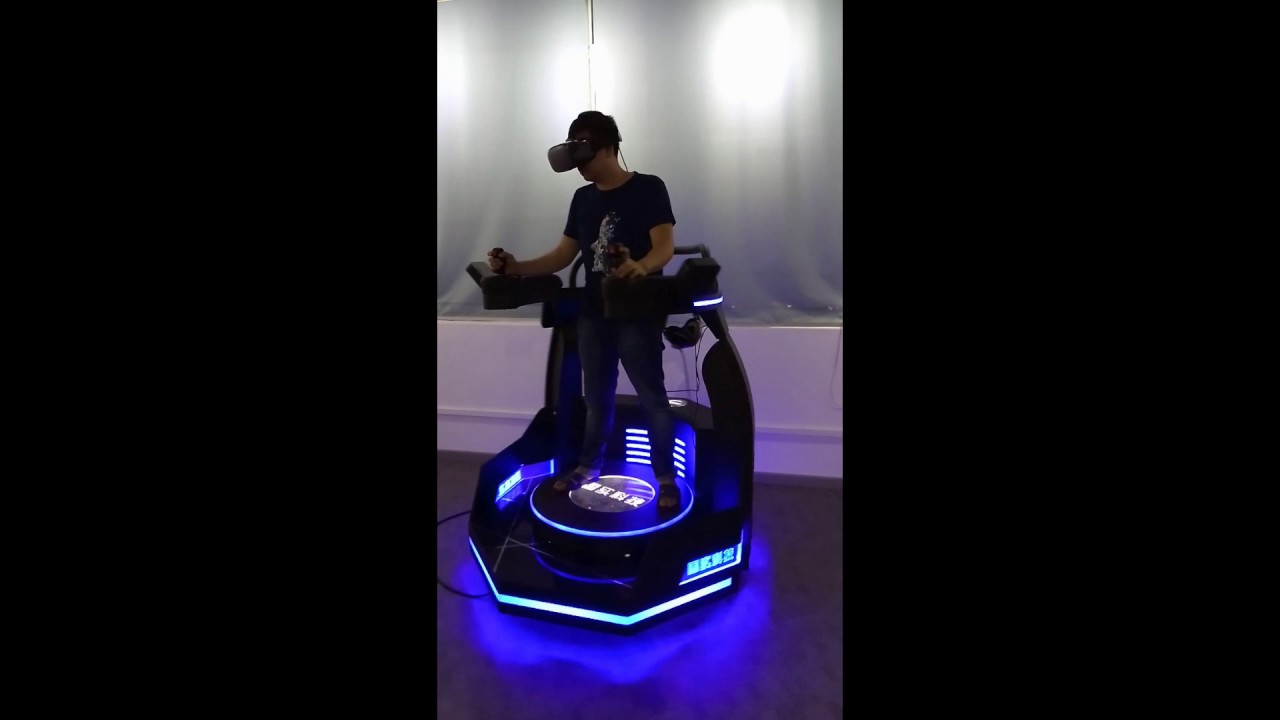 Guoshi 9d virtual reality New standing VR shooting platform - YouTube