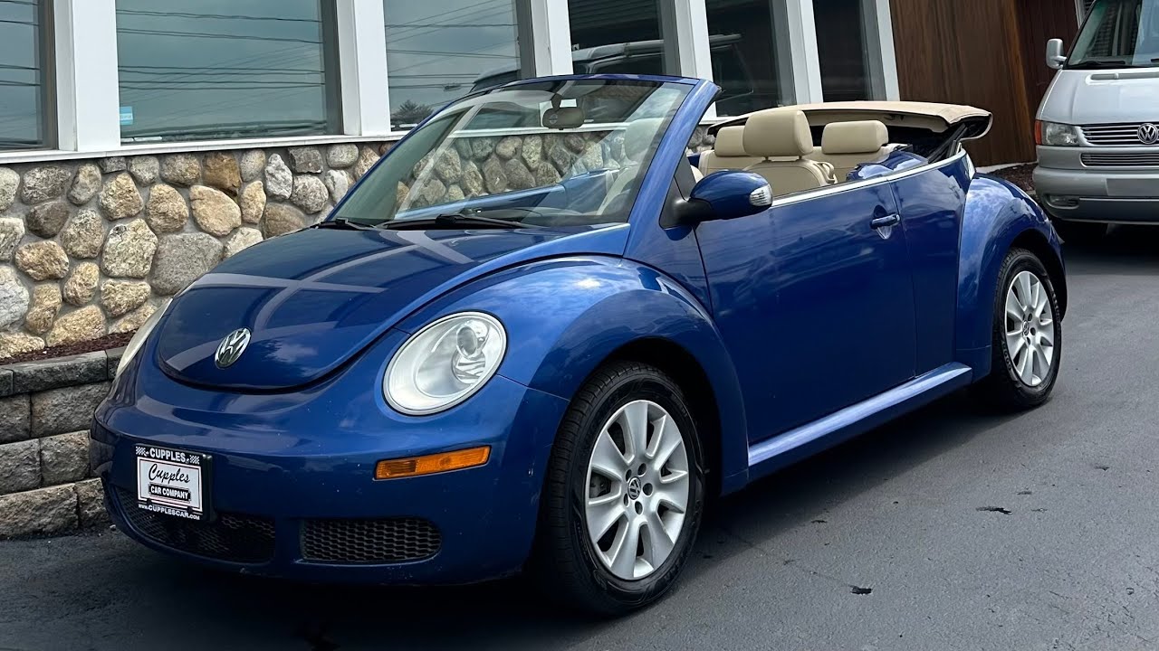 2008 Volkswagen New Beetle Convertible - manual transmission, one owner ...