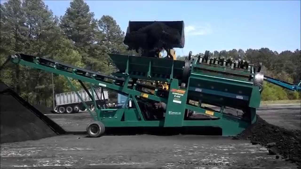 Roto Screen 454 Screening Ash Product - YouTube