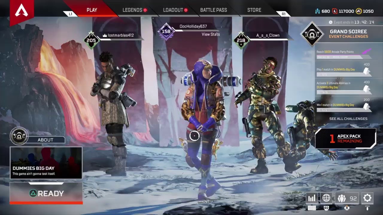 Apex Legends Dummies big day - YouTube