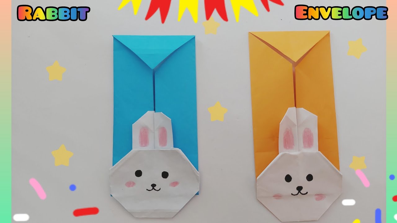 How To Make Origami Rabbit Envelope / Easy Paper Craft / Origami Rabbit ...