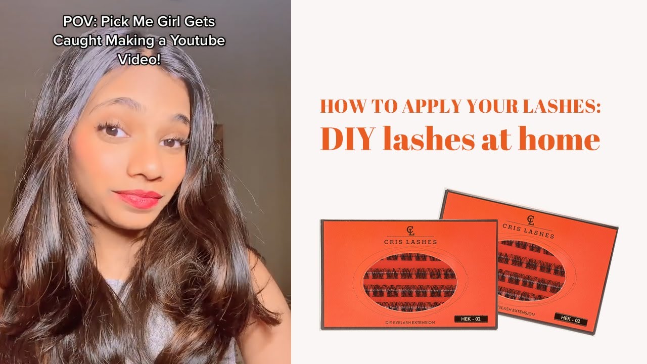 LOVE DIY lashes! Just watch how easy it is to apply - YouTube