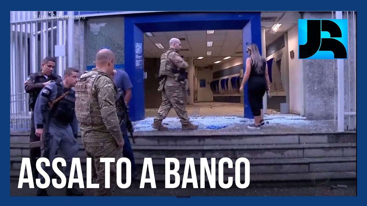 Nove criminosos são presos durante tentativa de roubo a banco no Rio de ...