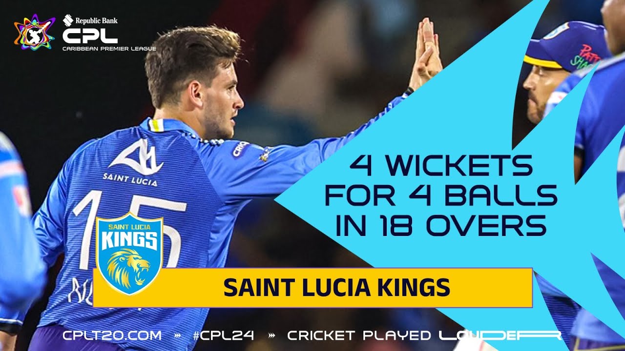 18 BALLS, 4 RUNS FOR 4 WICKETS | CPL 2024 - YouTube