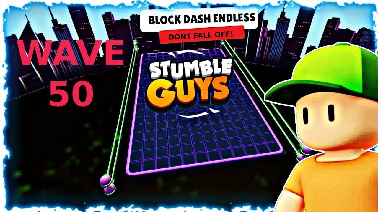 lvl 50 in ENDLESS Block Dash | Stumble Guys - YouTube