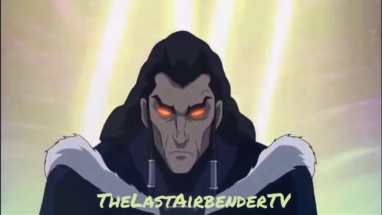 Avatar Korra vs Dark Avatar Unalaq | Fight HD - YouTube
