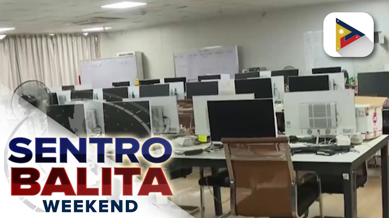 Paghalughog sa mga gusali ng POGO compound sa Porac Pampanga ...