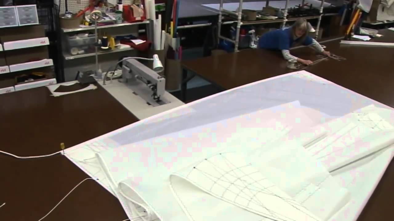 Boltrope in Luff and Foot - Building a Mainsail - Part 7 - YouTube