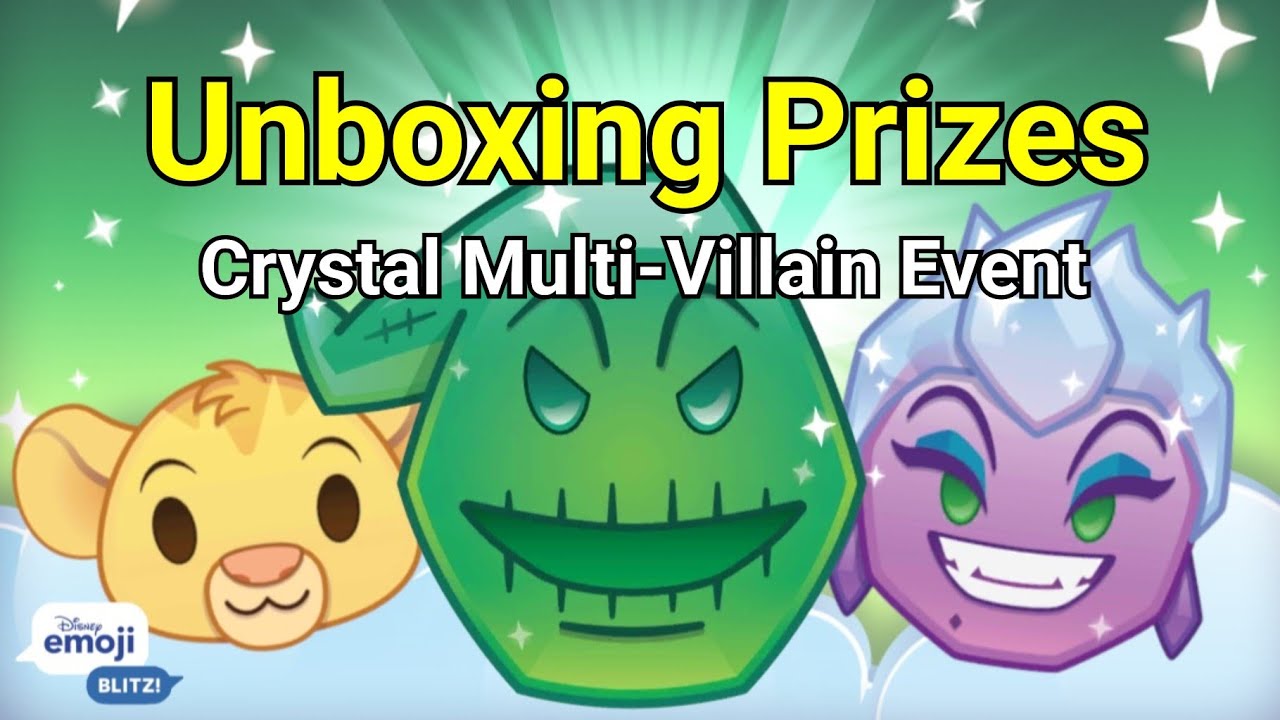 Crystal Multi-Villain Event Prizes (10/2024) - Disney Emoji Blitz - YouTube