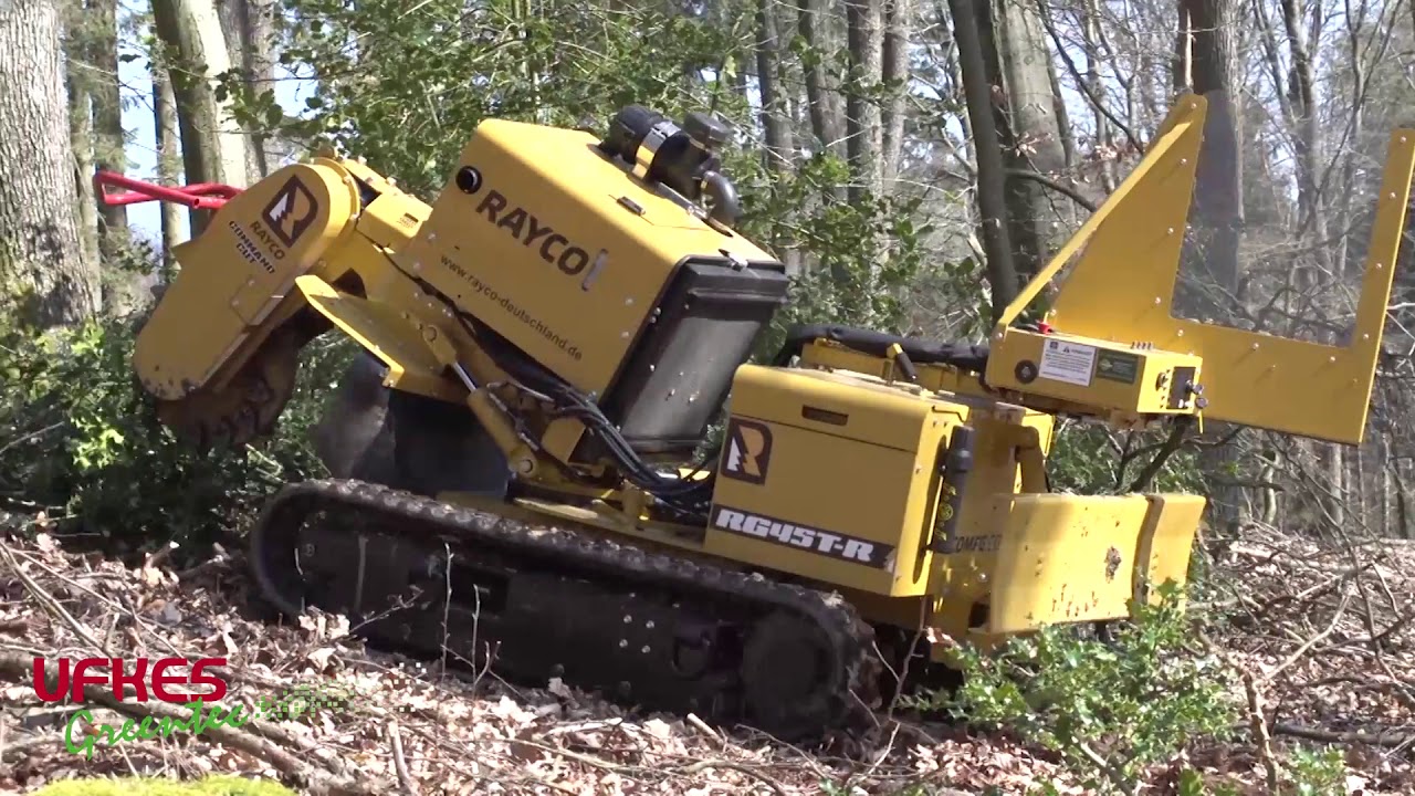 Rayco RG45 Stubbenfräse kette bei Schültke - Ufkes Greentec GmbH - YouTube
