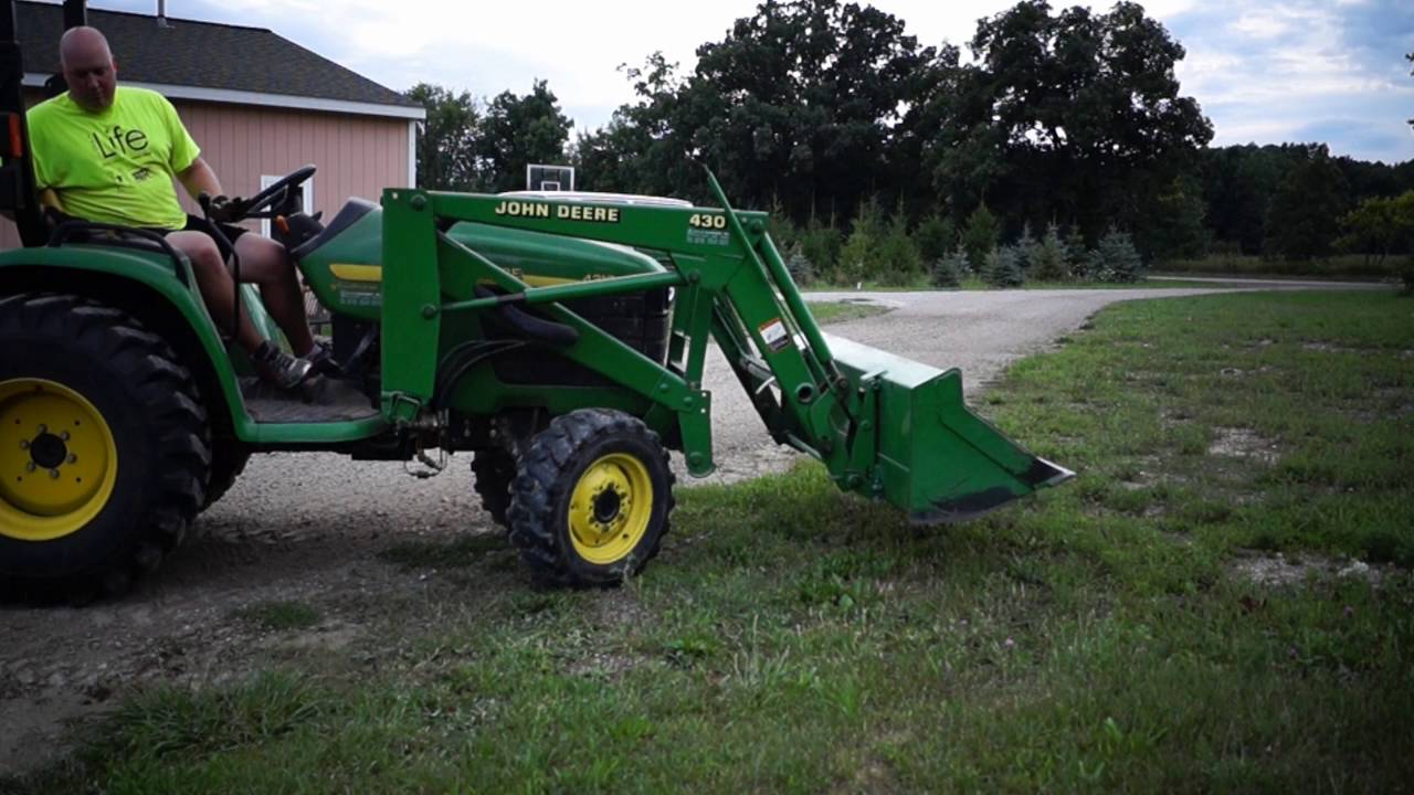 Grading the Homestead Driveway - YouTube